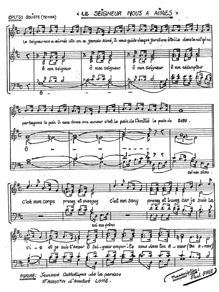 11_Le Seigneur Nous a Aimes[1]-1.pdf | PDF