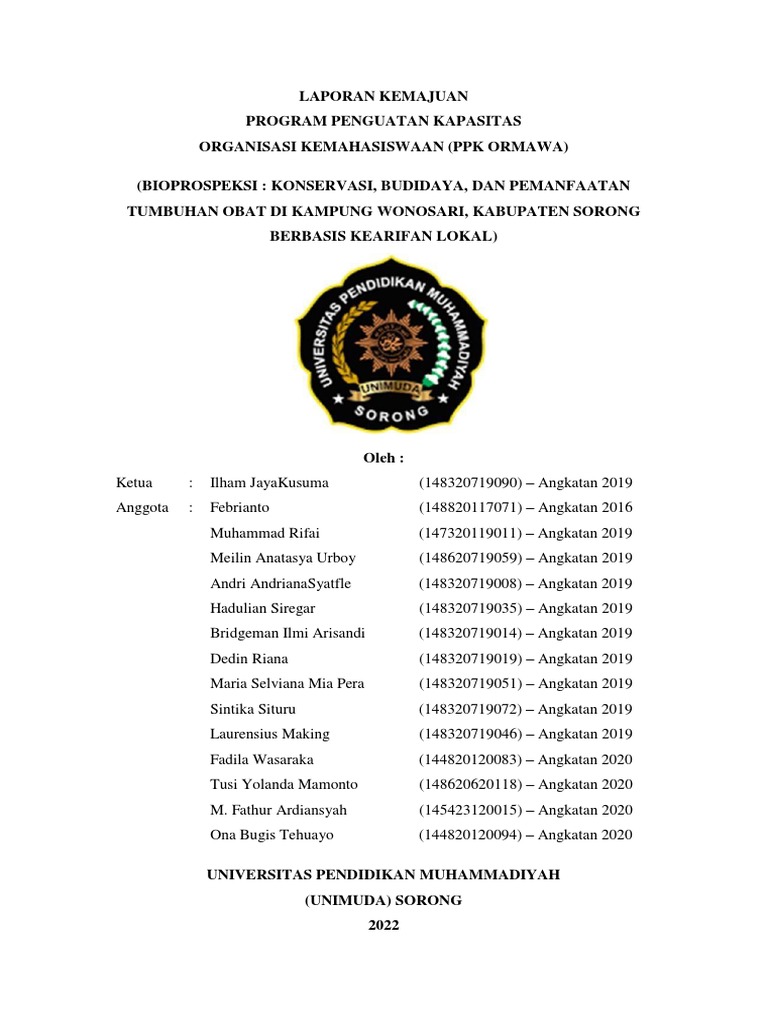 Laporan Kemajuan PPK Ormawa Mapala Gempa 2022 PDF | PDF Laporan Kemajuan PPK Ormawa Mapala Gempa 2022 PDF | PDF