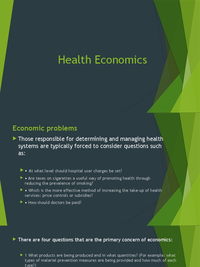 Health Economics 2 | PDF | Demand | Economics