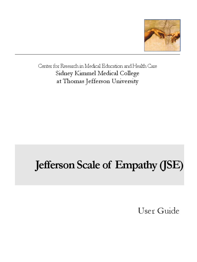 Empathy Jefferson Scale USER GUIDE PDF | PDF