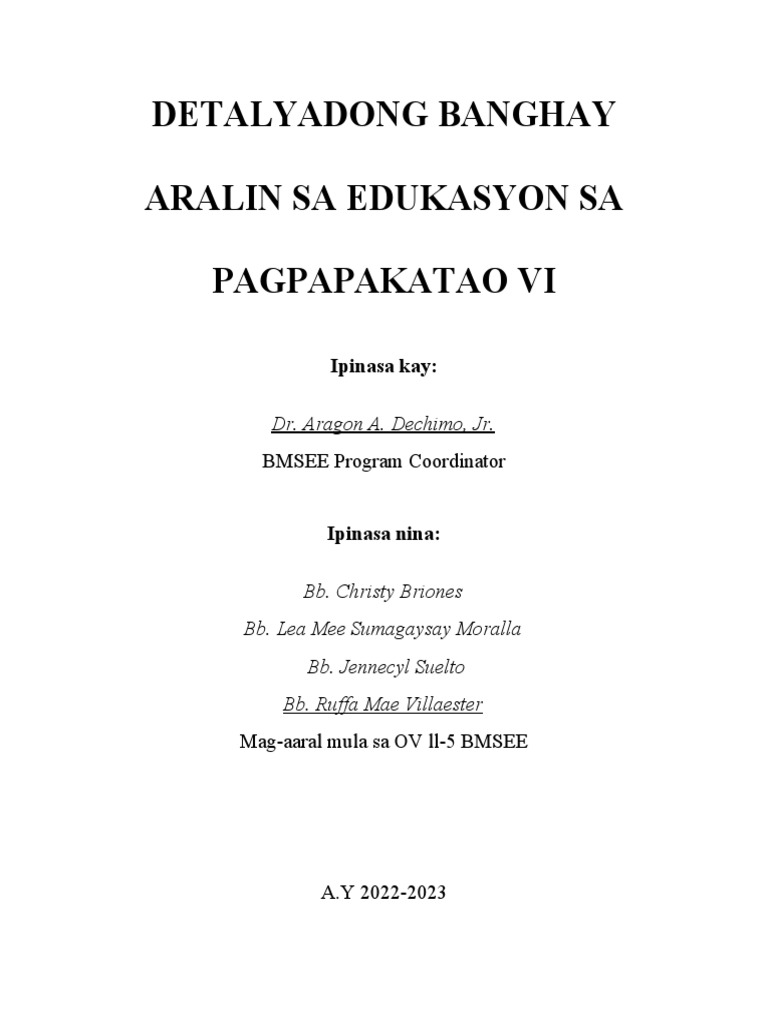 Pagsisikap na Maging Mabuting Tao | PDF