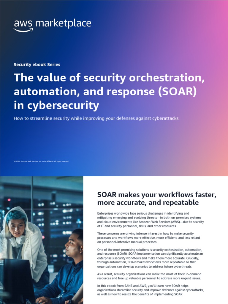 The Value Of Security Orchestration Automation And Response Soar In Cybersecurity Pdf Pdf