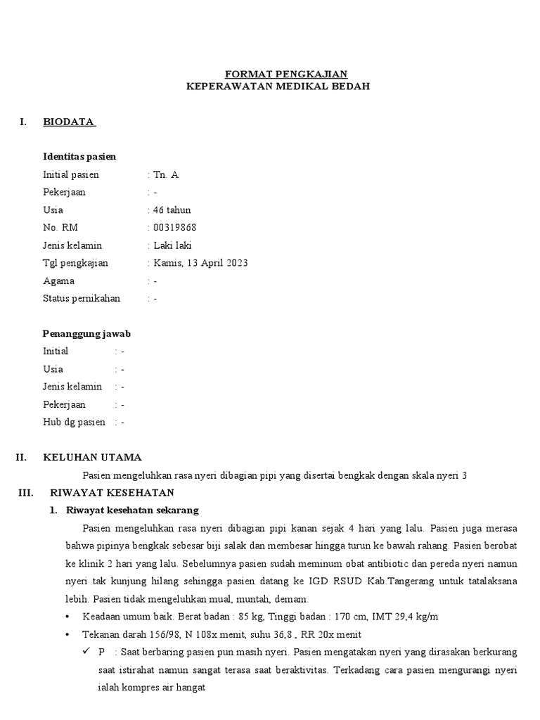 ASKEP Abses Submandibula ANICAH | PDF