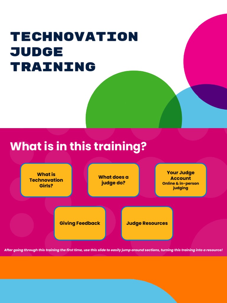 2023 Technovation Girls Judge Training PDF | PDF