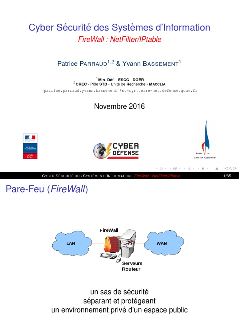 FireWall PDF | PDF | Réseau informatique | Standards Internet