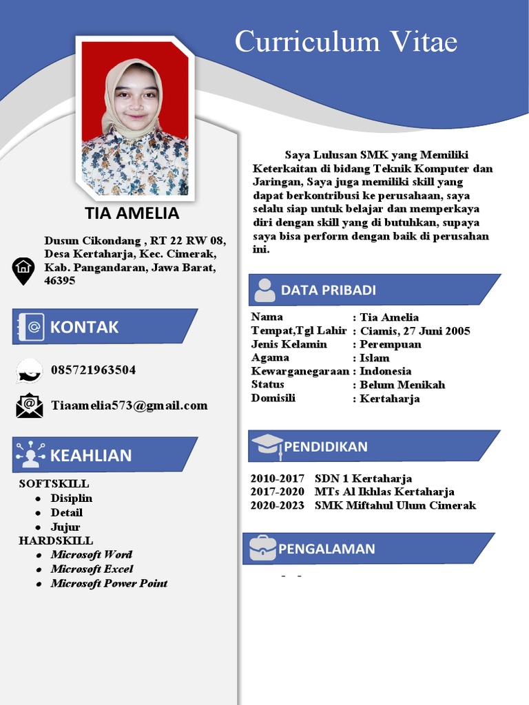 CV 10 - Tia Amelia | PDF