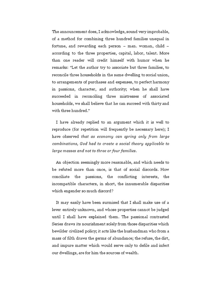 Fourier, C. - The Phalanstery.pdf | PDF