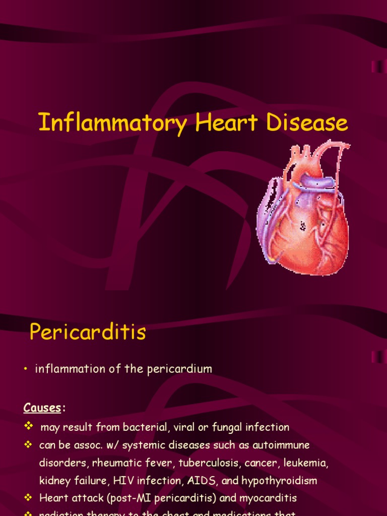 Inflammatory Heart Disease | PDF