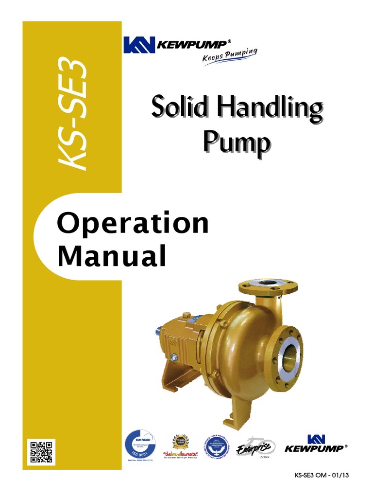Kewpump - Ks-Se3 Operation Manual PDF | PDF