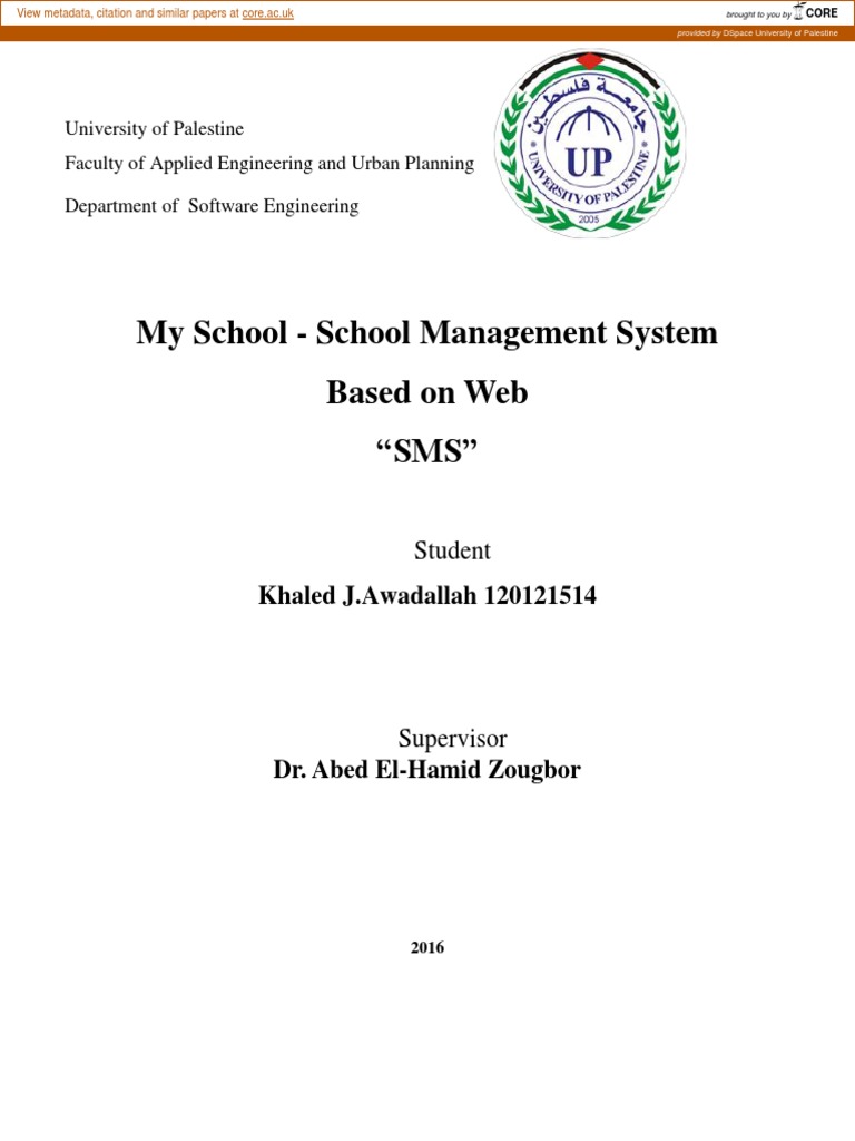 Web-Based School Management System | PDF