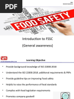 FSSC V.6 Internal Audit Checklist | PDF | Food Safety | Safety