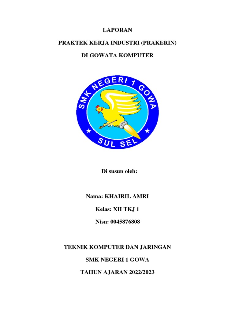 Laporan Prakerin TKJ (Khairil Amri) PDF | PDF