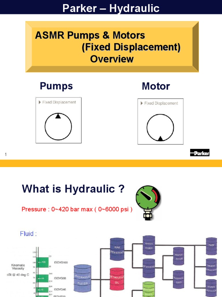 2) ASMR Fixed Displacement Overview | PDF | Pump | Engines