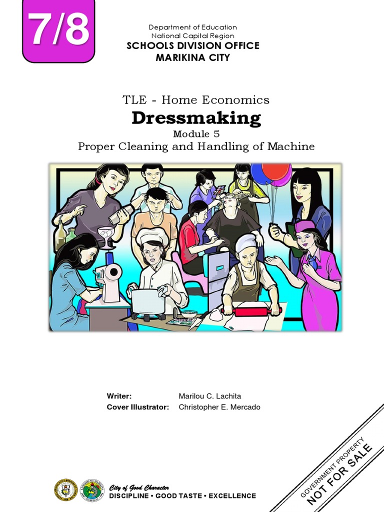 TLEDressmaking Grade7 8 QTR1 Module5-For-Revision PDF | PDF