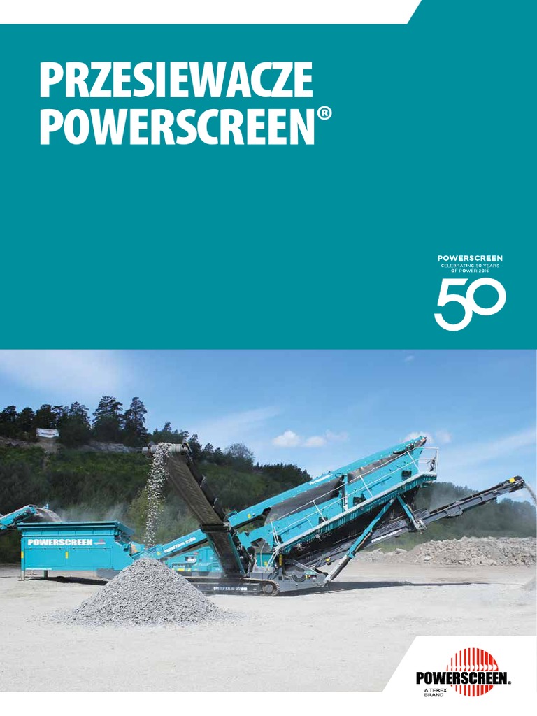 Przesiewacze Powerscreen PDF | PDF