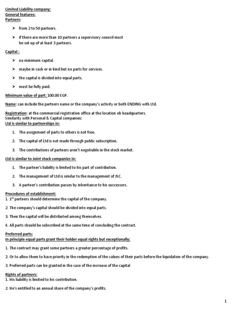 Business law notes | PDF