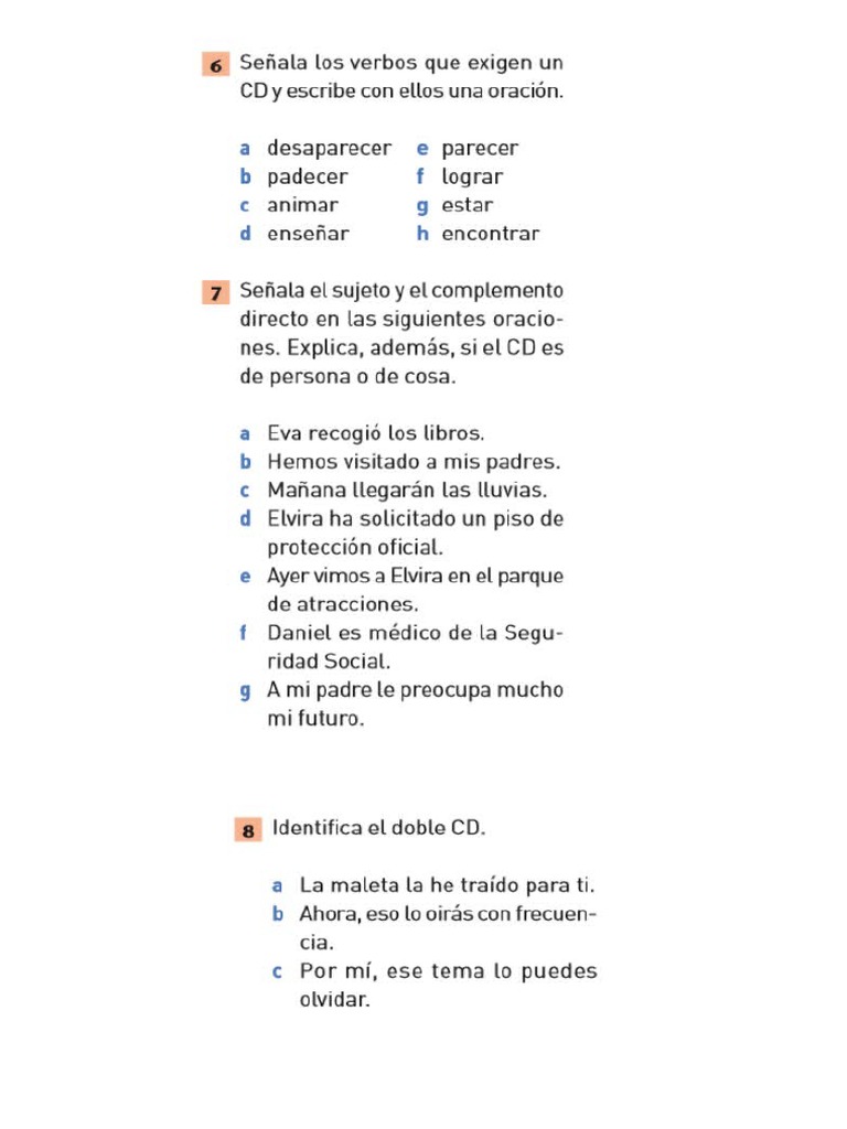 Sintaxis. CD, Ci, CC PDF | PDF