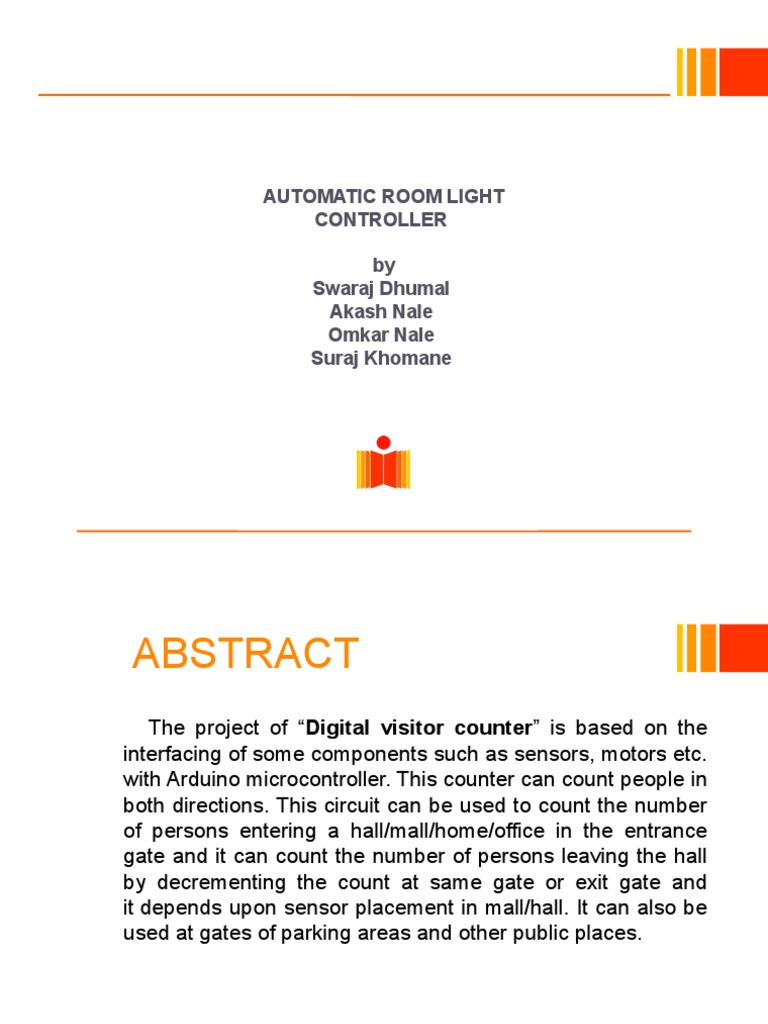 Automatic_room_light_controller_ PPT.pptx | PDF