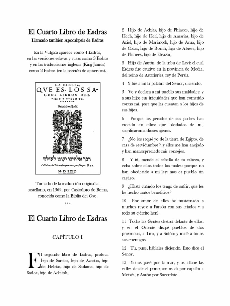 El Cuarto Libro de Esdras | PDF
