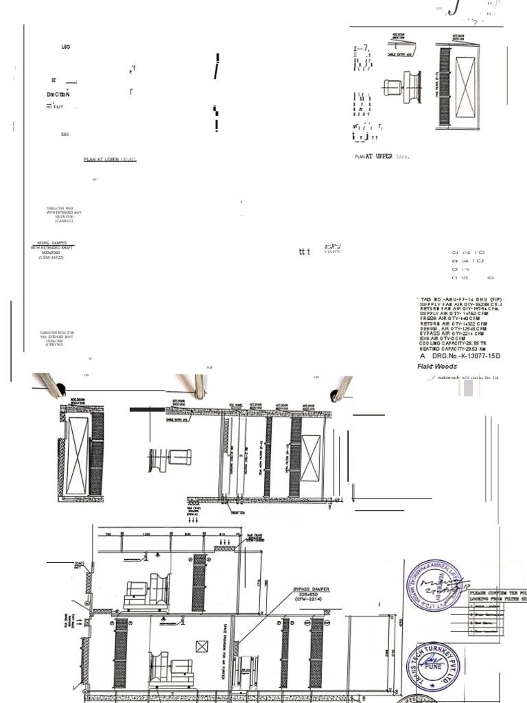 Ahu FF 14 GA Drawing | PDF