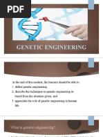 Steps in Genetic Engineering Process | PDF | Genetics | Genetic Engineering