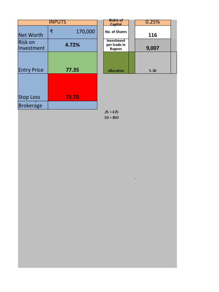 Quantity Calculator 2.0 | PDF