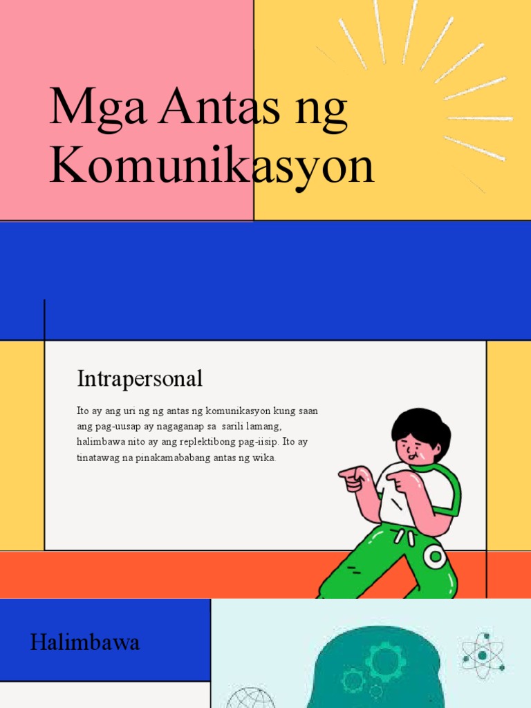 Antas NG Komunikasyon | PDF