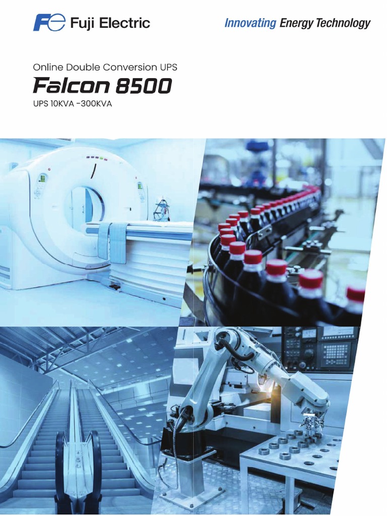 Fuji Electric F8500 UPS 10-300KVA - Front PDF | PDF