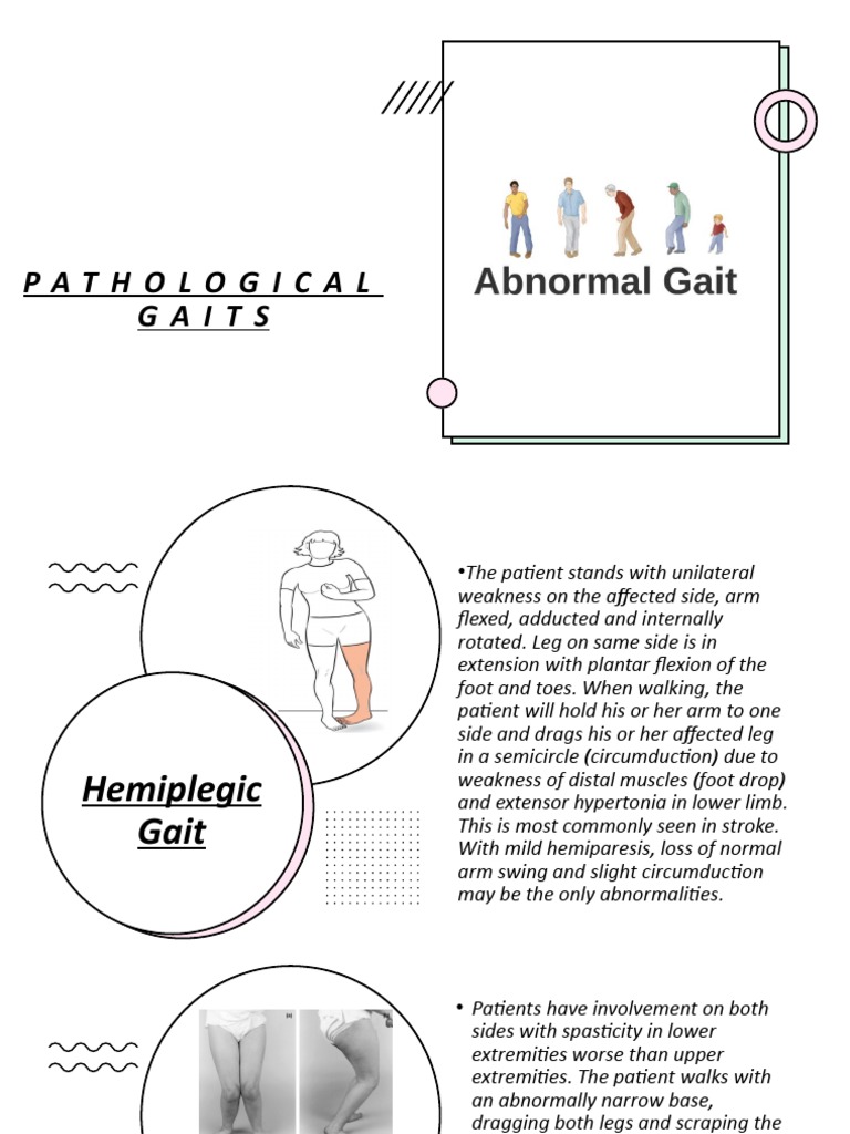 Pathological Gait | PDF | Anatomical Terms Of Motion | Diseases And Disorders