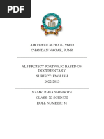 Class 12 - English Project | PDF