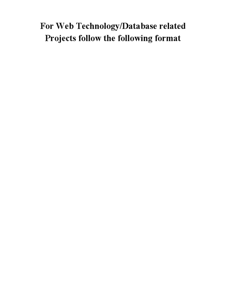 Template Btech Project_web_based_8th_2023.docx | PDF | Computing ...