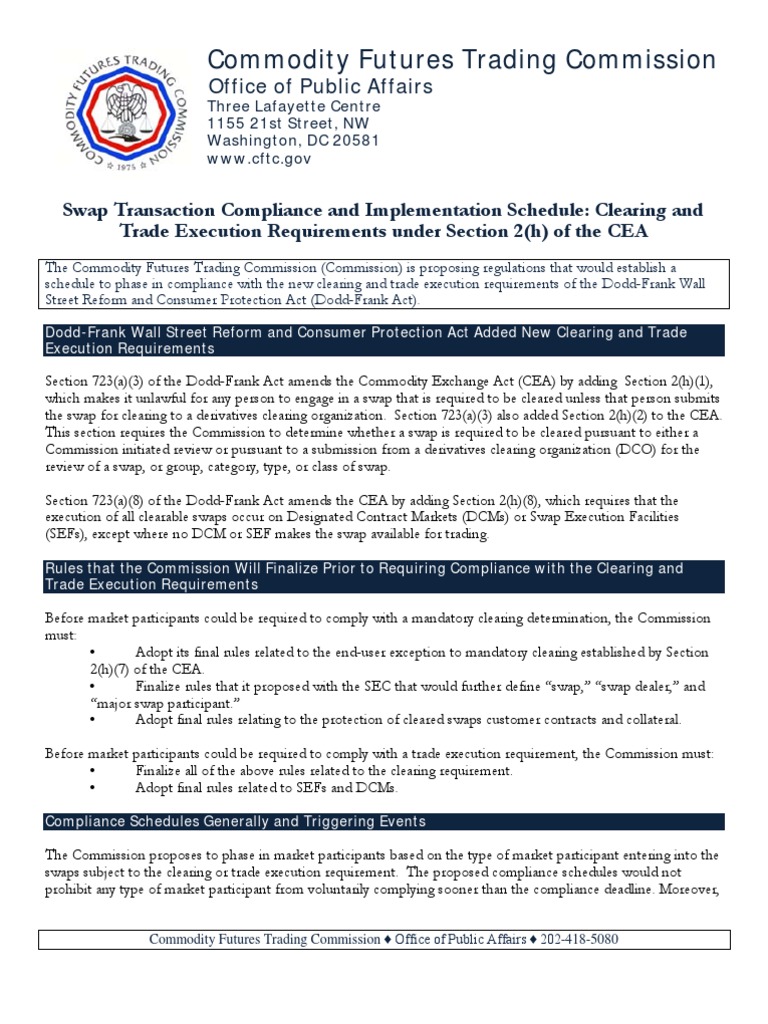 Commodity Futures Trading Commission: Office of Public Affairs | PDF ...