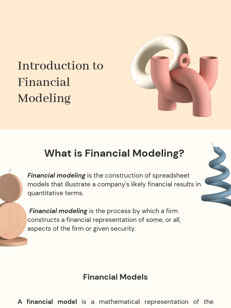 Topic 1 Introduction To Financial Modeling PDF | PDF | Discounted Cash ...