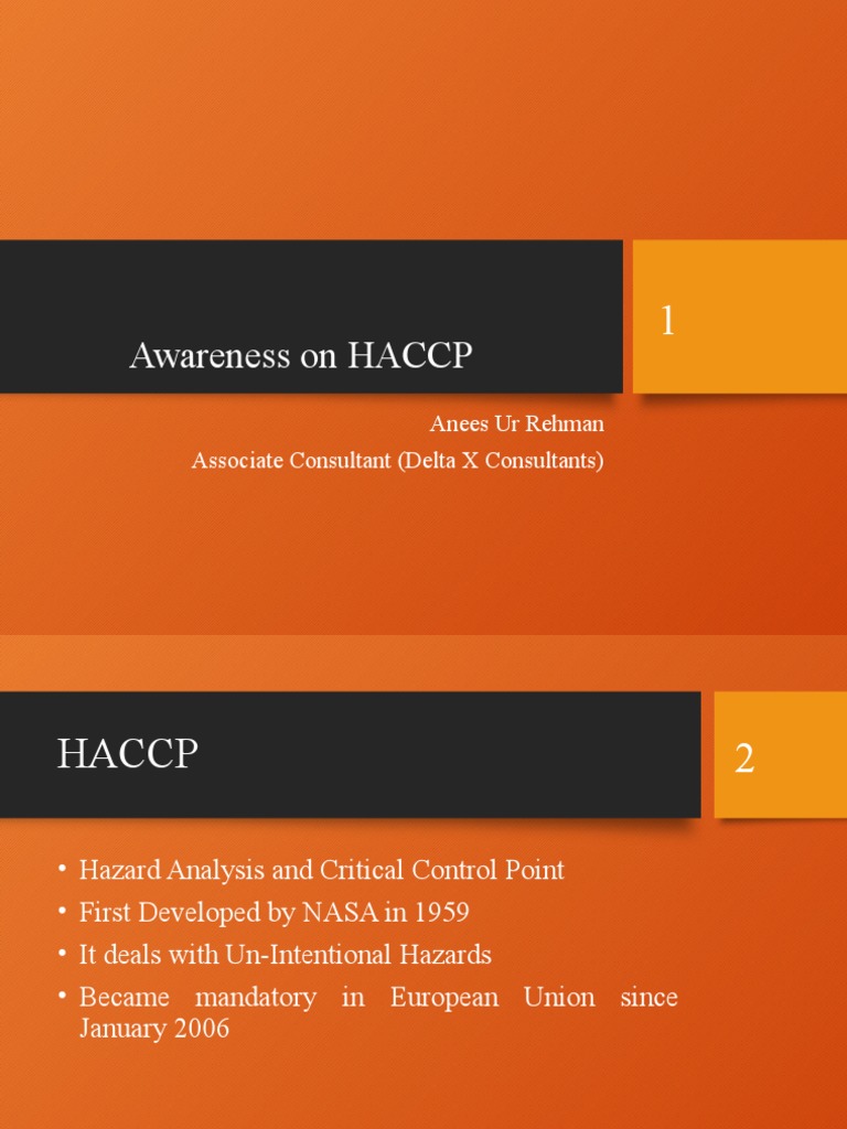 Understanding HACCP for Food Safety | PDF