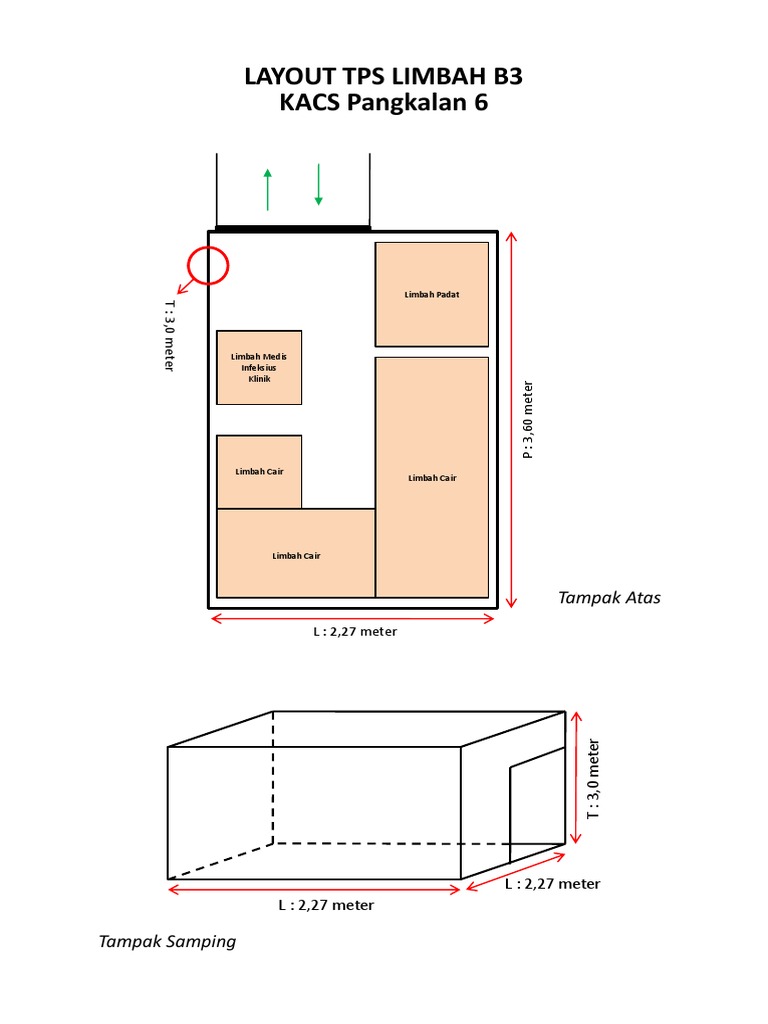 Layout TPS Limbah B3.pdf | PDF
