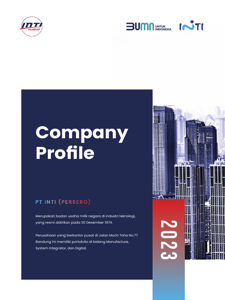 Company Profile PT INTI 2023 PDF | PDF