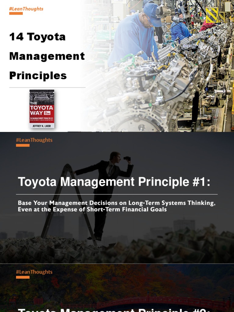 The 14 Toyota Management Principles PDF | PDF