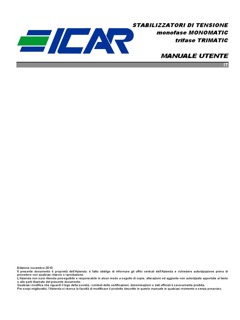 Manuale Utente PDF | PDF