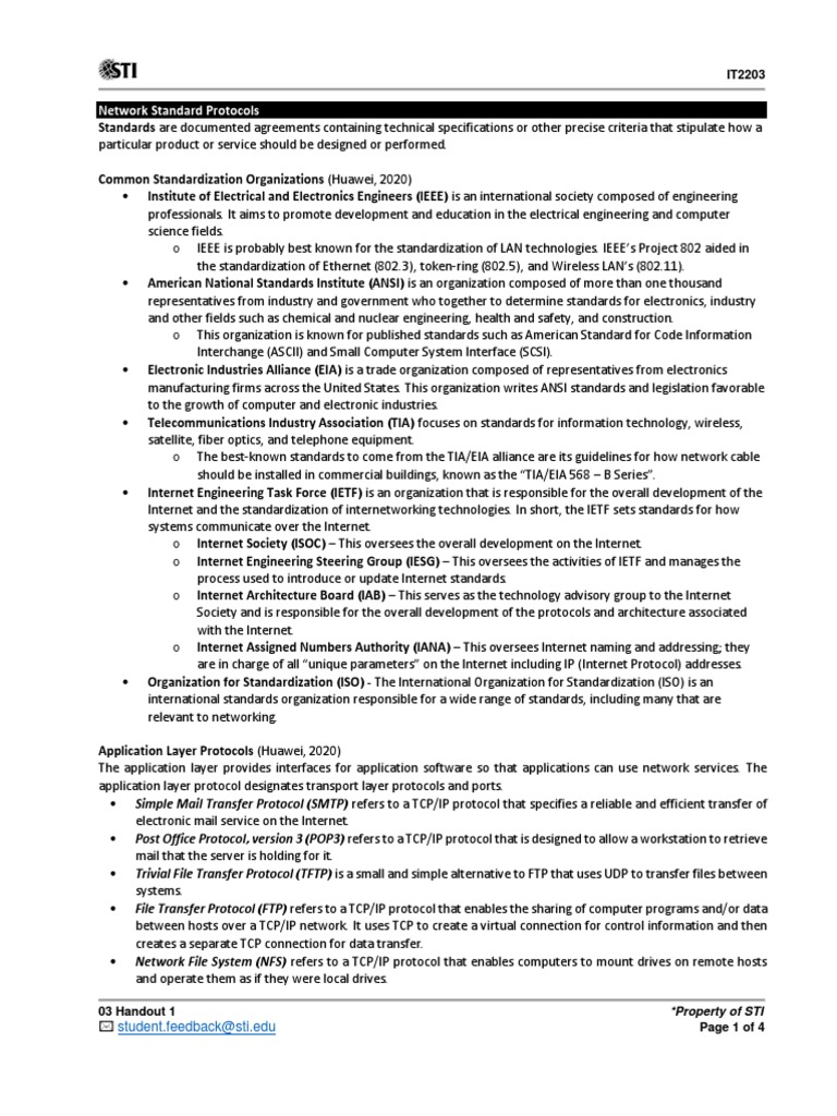 Network Protocol 3 PDF | Download Free PDF | Transmission Control Protocol | Port (Computer ...