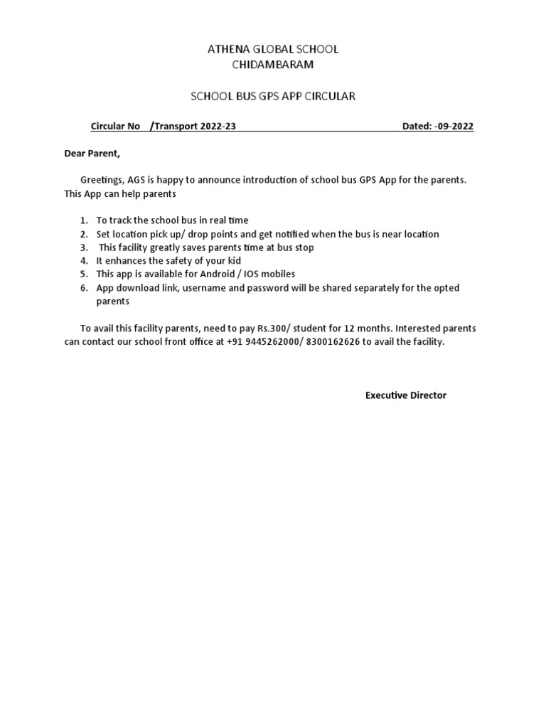 GPS Circular | PDF