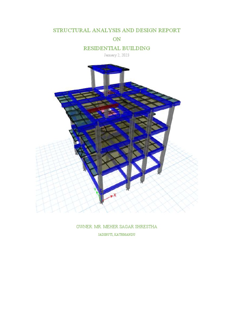 Structural Analysis for Meher Sagar's Home | PDF | Structural Analysis ...