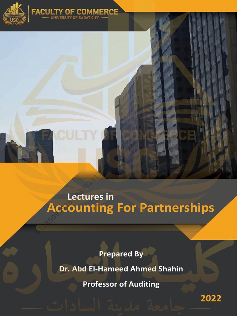 Accounting For Partnerships PDF | PDF | Partnership | Corporate Jargon