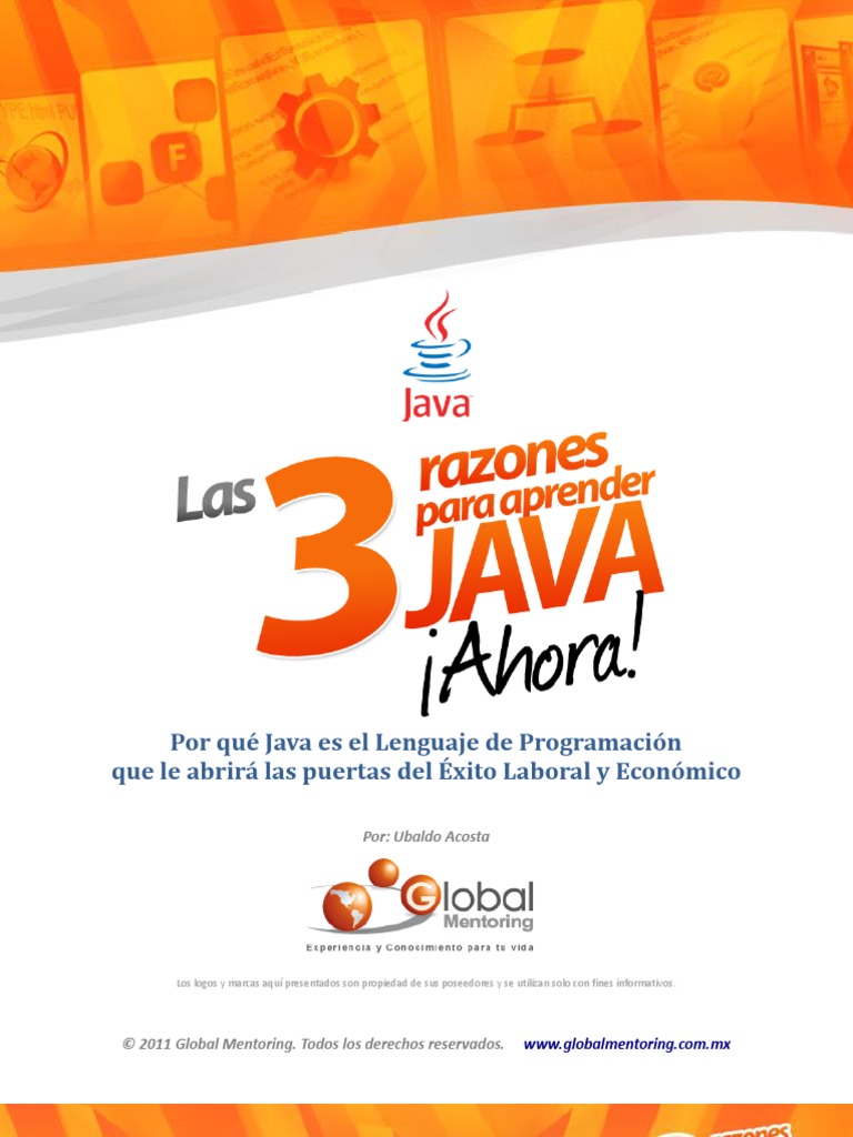 Razones para Aprender JAVA | PDF | Java (lenguaje de programación) | Lenguaje de programación