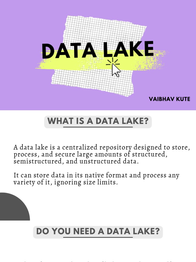 Data Lake PDF | PDF