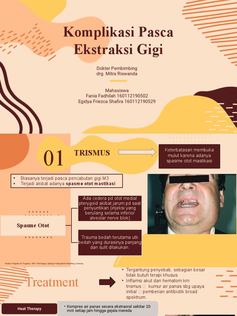 Komplikasi Pasca Ekstraksi Gigi | PDF