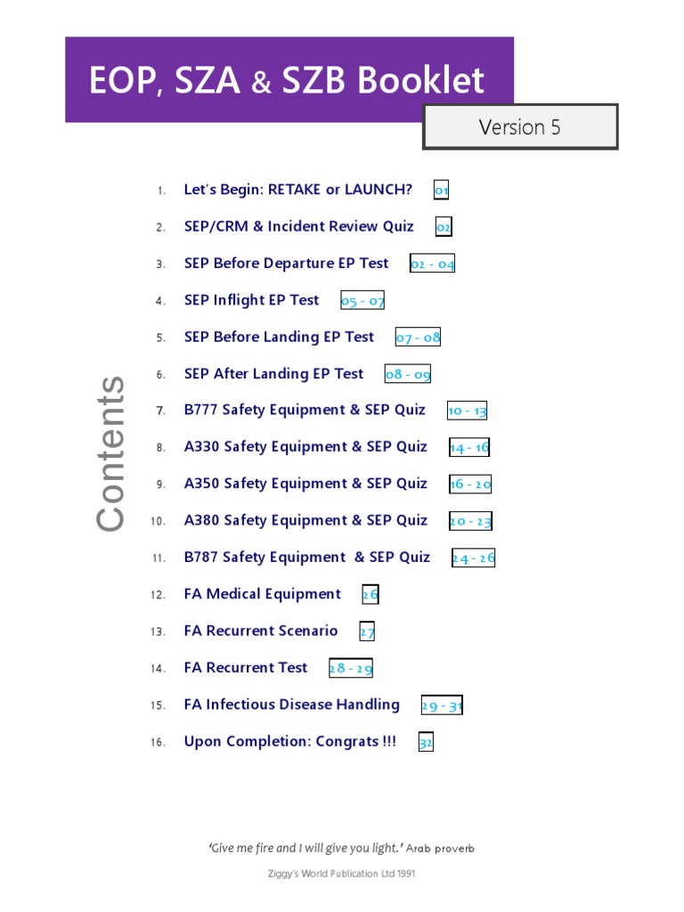 EOP, SZA & SZB Booklet V5 20nov20 (By Ziggy) PDF | PDF