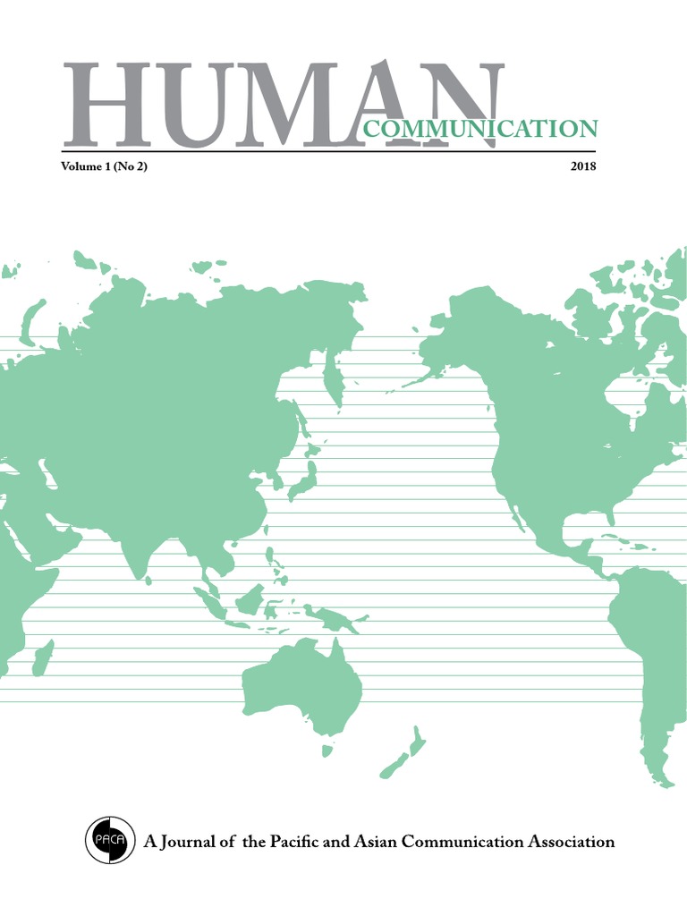 Human Communication Volume 1 Issue 2 PDF PDF | PDF