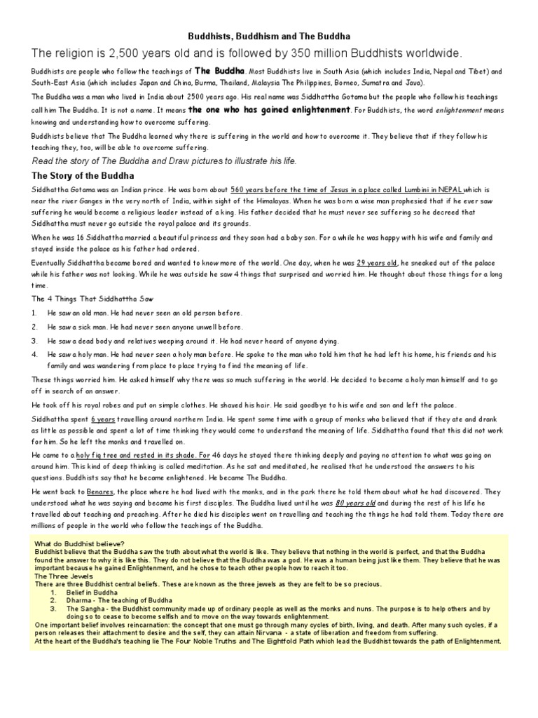 Buddhism 1 | PDF | Noble Eightfold Path | Gautama Buddha
