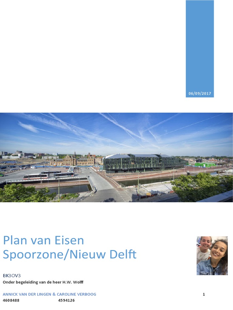 Plan Van Eisen Spoorzone - Nieuw Delft | PDF