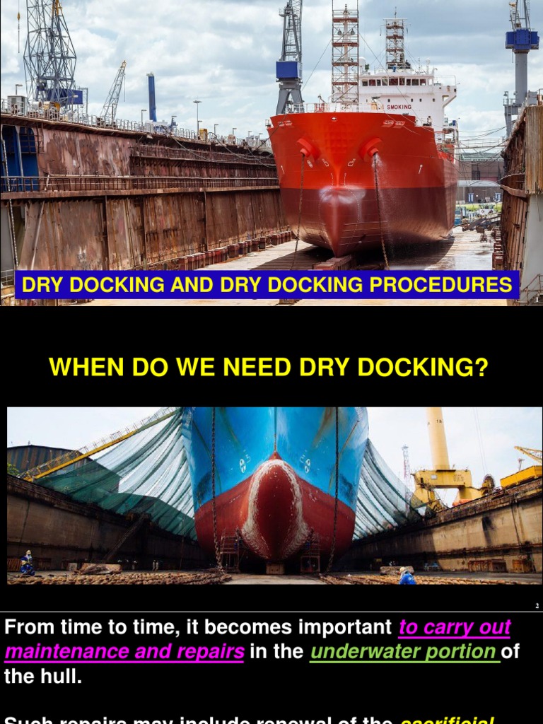 Dry Docking Procedures & Benefits | PDF